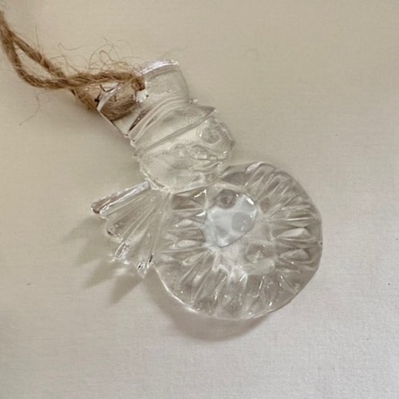Gorham | Holiday | Gorham Crystal Snowman Ornament | Poshmark
